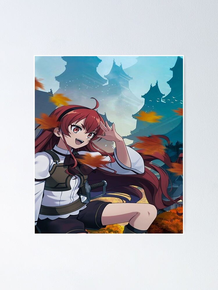 "mushoku tensei eris art" Poster for Sale by RBBCH | Redbubble