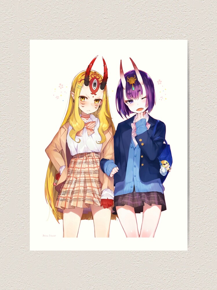 "Shuten Douji Assassin Fate Grand Order Anime Waifu" Art Print for Sale ...