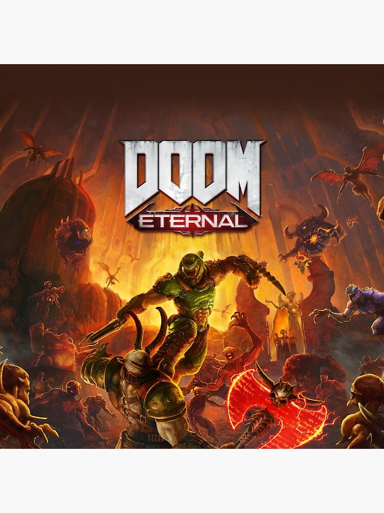 "Doom Eternal" Poster for Sale by imaMunchkin | Redbubble