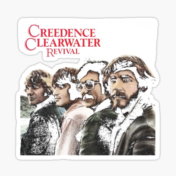 "Cosmo's Factory Ccr American Rock Band" Sticker for Sale by ...