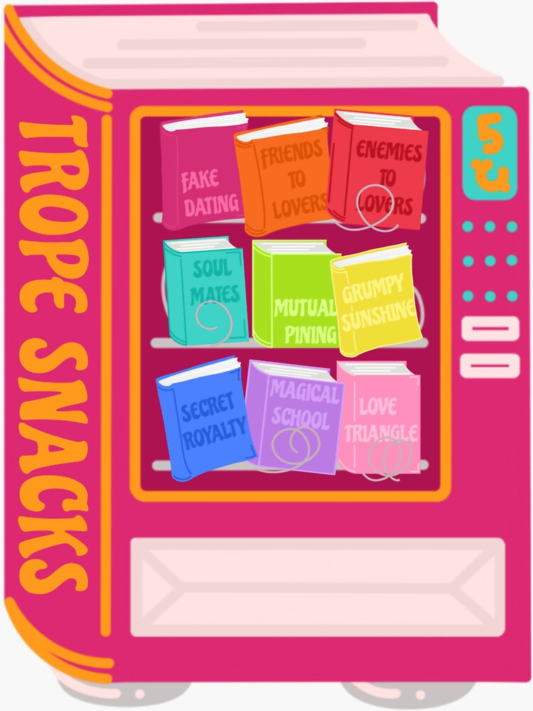 "Book Tropes" Sticker for Sale by ChelsiaDawn23 | Redbubble