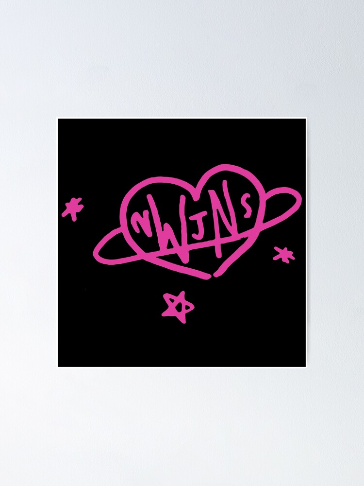 Póster «NewJeans Doodle Logo NWJNS» de xenocene | Redbubble