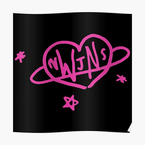 Póster «NewJeans Doodle Logo NWJNS» de xenocene | Redbubble