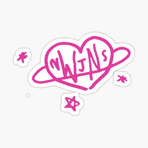 Pegatina «NewJeans Doodle Logo NWJNS» de xenocene | Redbubble