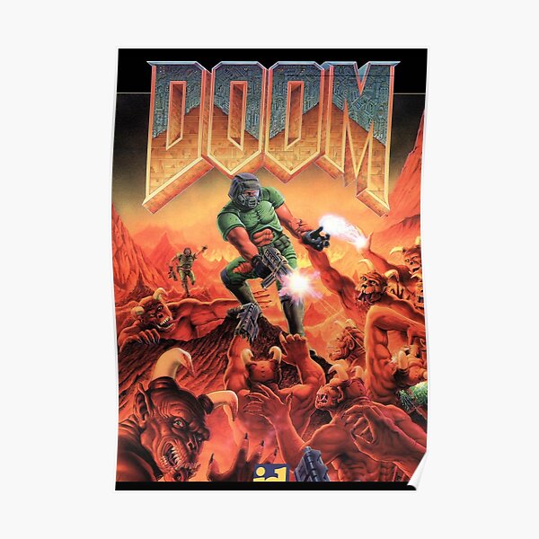 "Doom gaming" Poster for Sale by imaMunchkin | Redbubble