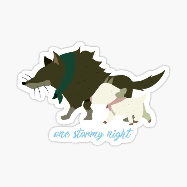 "One Stormy Night" Sticker for Sale by eleanorose123 | Redbubble