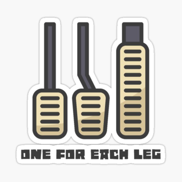 "One For Each Leg" Sticker for Sale by MatthijsAke | Redbubble