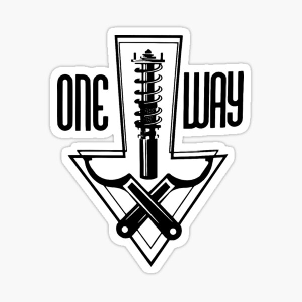 "One Way Static Low Deep Stance Camber Custom Car" Sticker for Sale by ...
