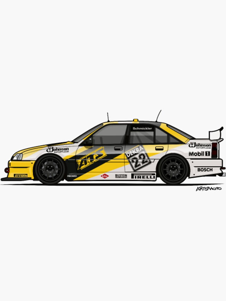 "Opel Omega A Irmscher Evo 500 ATS DTM Touring Car" Sticker for Sale by ...