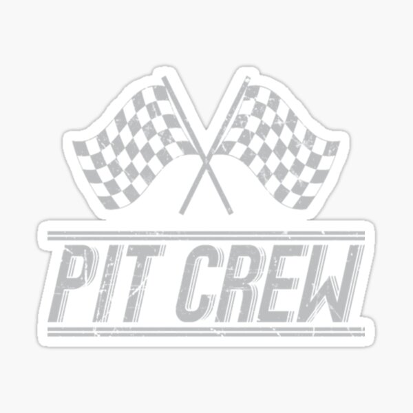 "Pit Crew Car Racing Birthday Apparel" Sticker for Sale by MatthijsAke ...