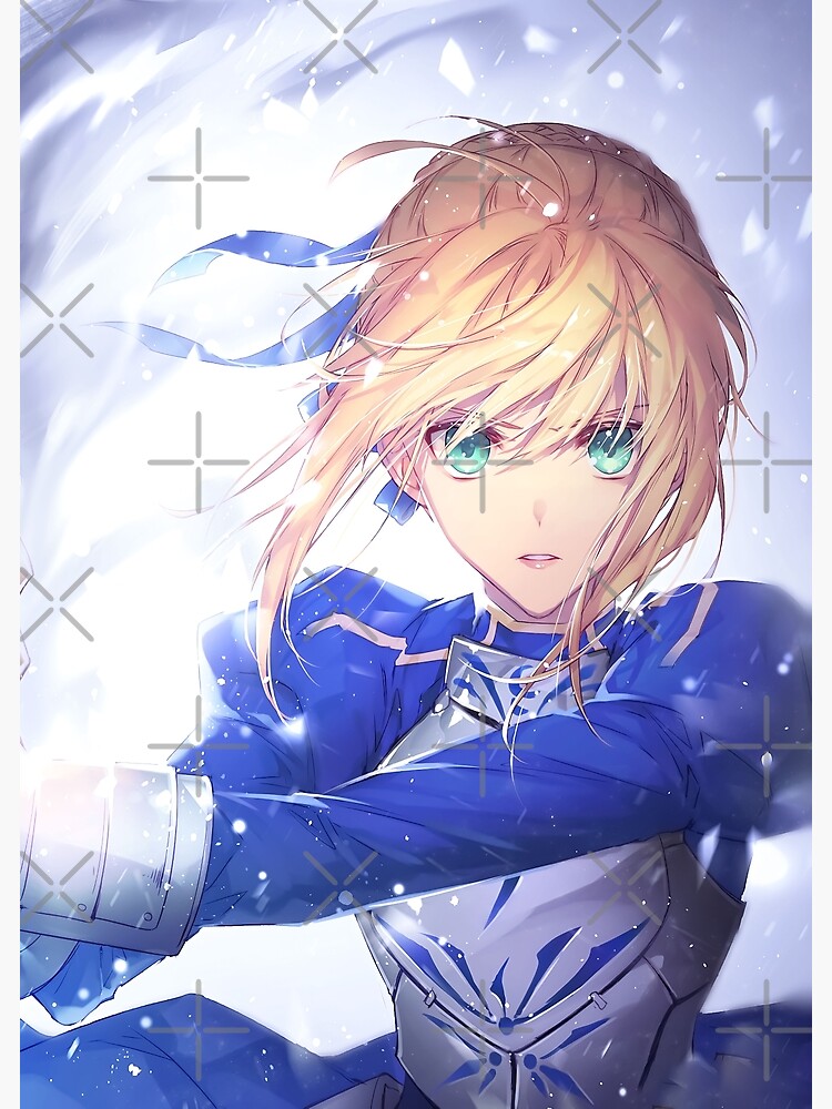 "Saber Fate Stay Night Artwork For Otaku" Poster for Sale by ...
