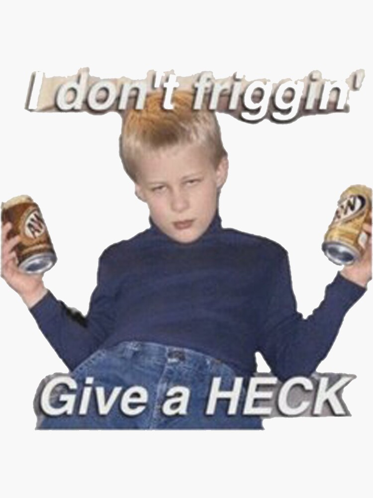 "HECK Funny Meme" Sticker for Sale by brenorose | Redbubble