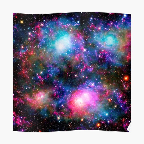 "Space Galaxy" Poster for Sale by AlexandrAIart | Redbubble