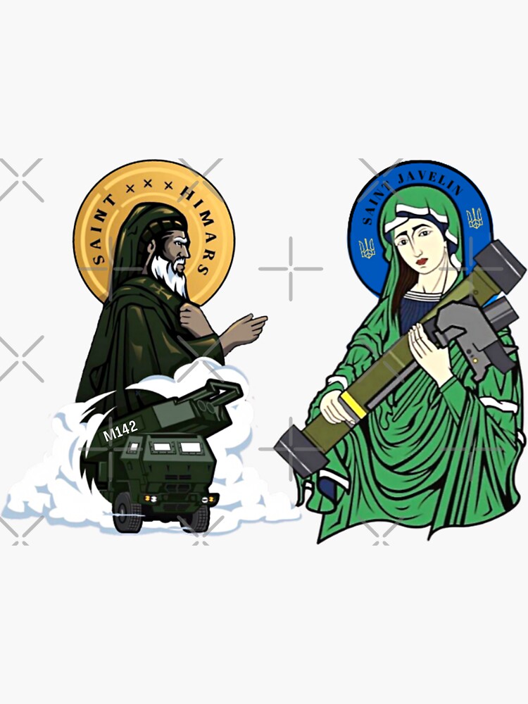 Sticker « Saint Himars M142 et Saint Javelin meilleurs amis de l'armée ...