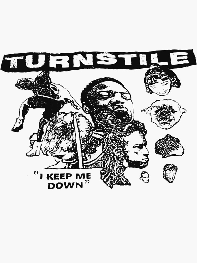 "Turnstile New Design " Sticker for Sale by Theocardio | Redbubble
