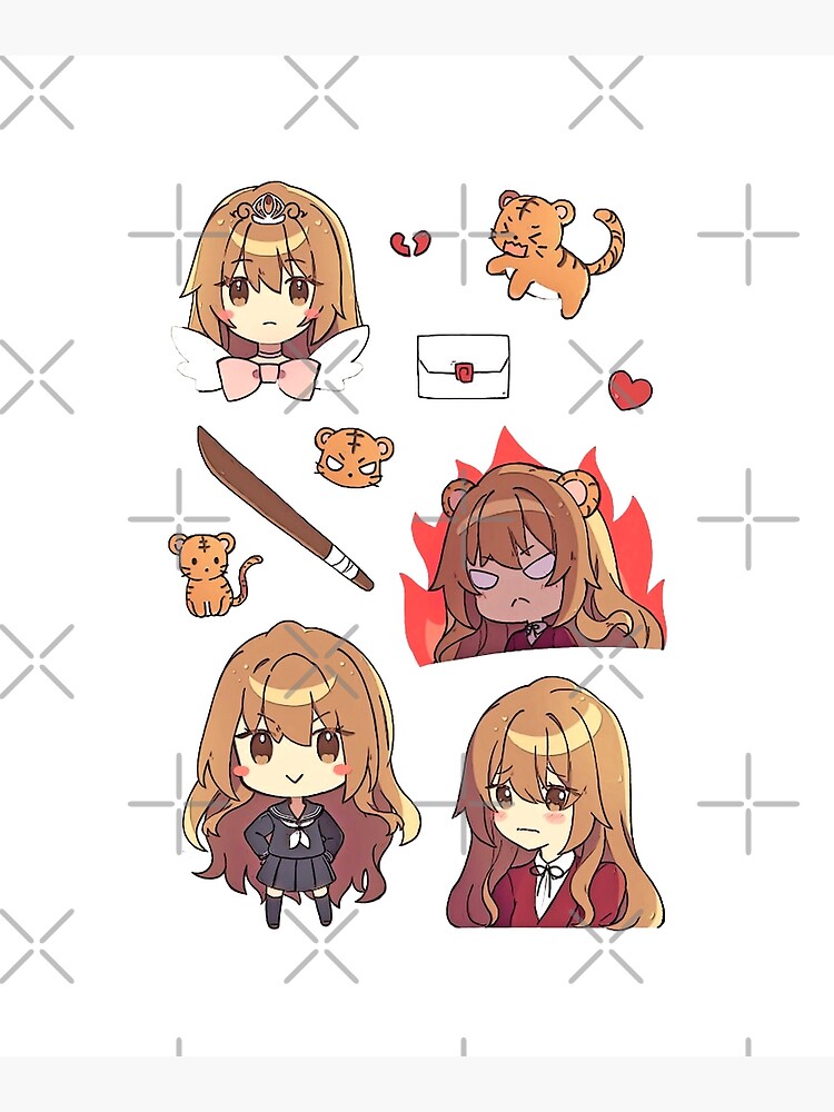 "Toradora - Taiga Aisaka Love Sticker" Poster for Sale by friesens ...