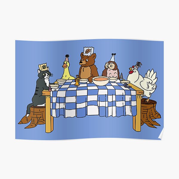 "Little Bear and Friends Picnic Fan Art" Poster for Sale by Ethereal ...