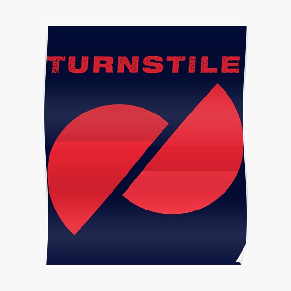 "Turnstile hardcore " Poster for Sale by Theocardio | Redbubble