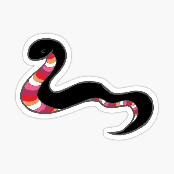 "Leslie - Snake" Sticker for Sale by kalucard | Redbubble