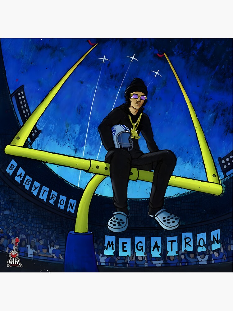 "Babytron Megatron Album Cover" Sticker for Sale by Lyndsayizemore ...