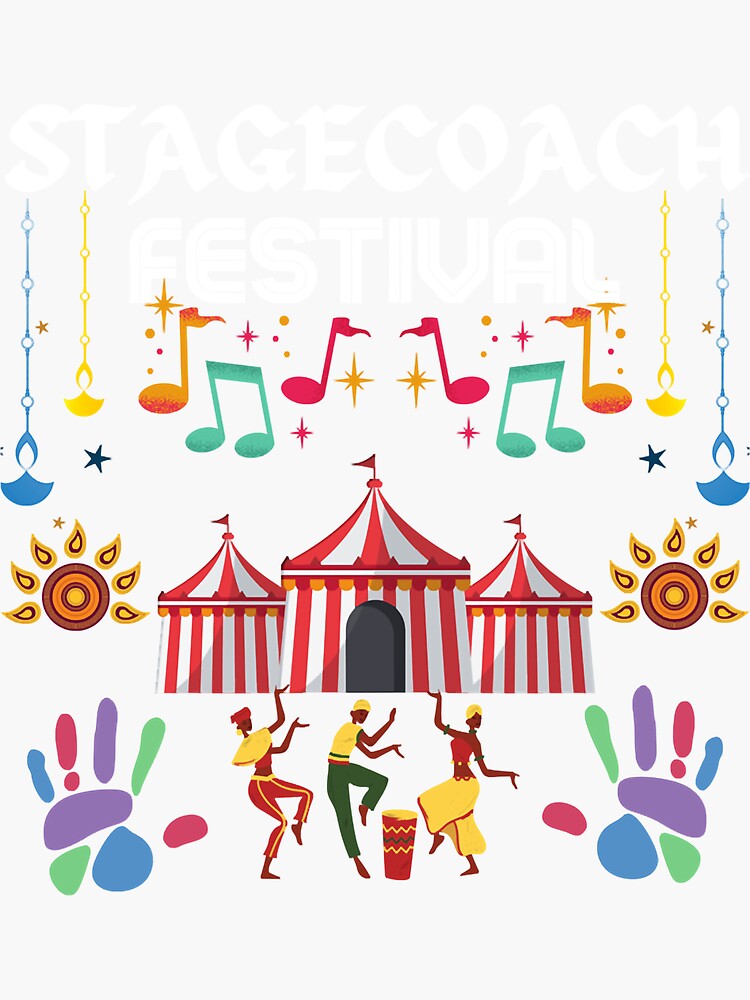 "Stagecoach Festival 2022 " Sticker for Sale by HarrisonIsaac | Redbubble