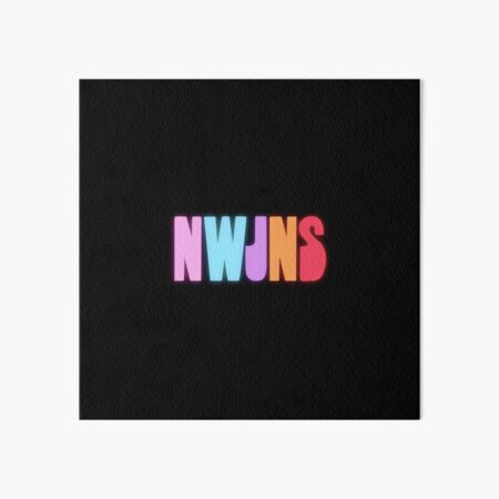 "NewJeans NWJNS Logo" Art Board Print for Sale by xenocene | Redbubble