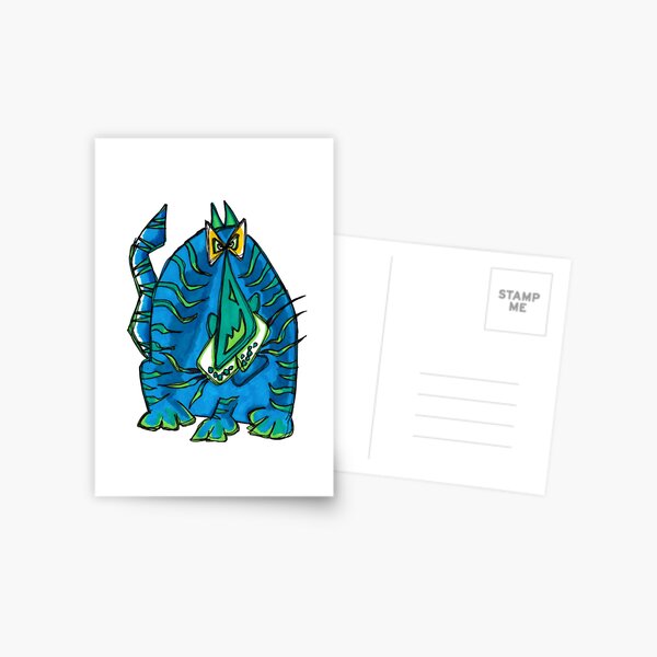 "Bluey" Postcard for Sale by cuprum | Redbubble