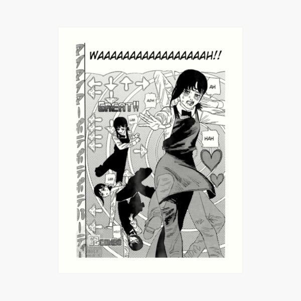"Chainsaw Man Kobeni Dancing Crying DDR" Art Print for Sale by ...