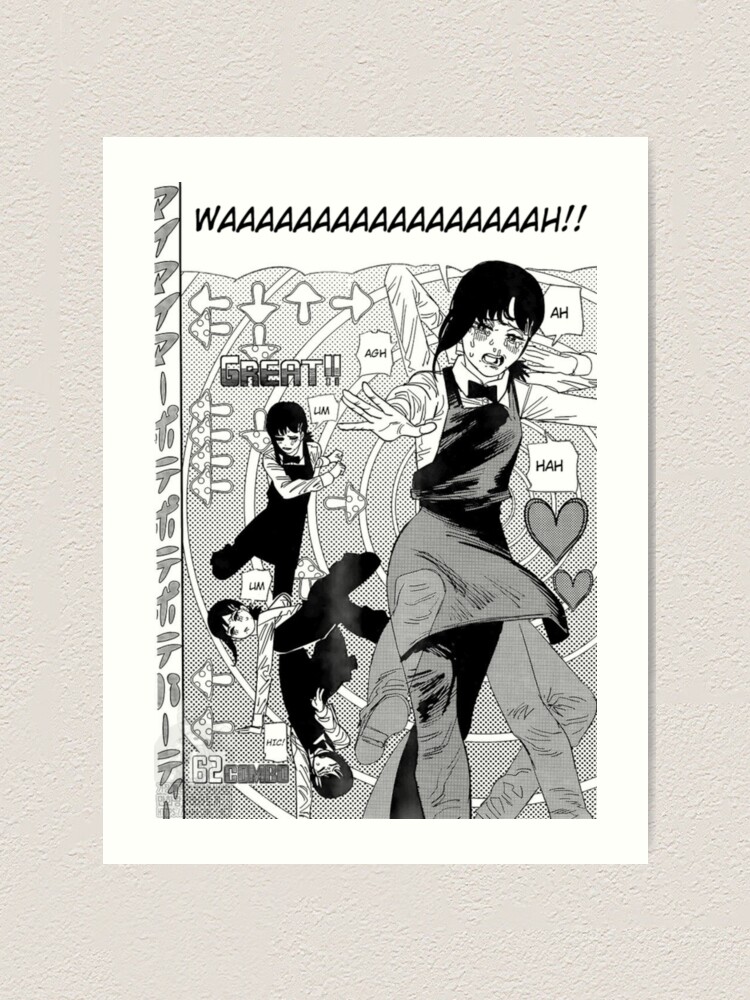 "Chainsaw Man Kobeni Dancing Crying DDR" Art Print for Sale by ...