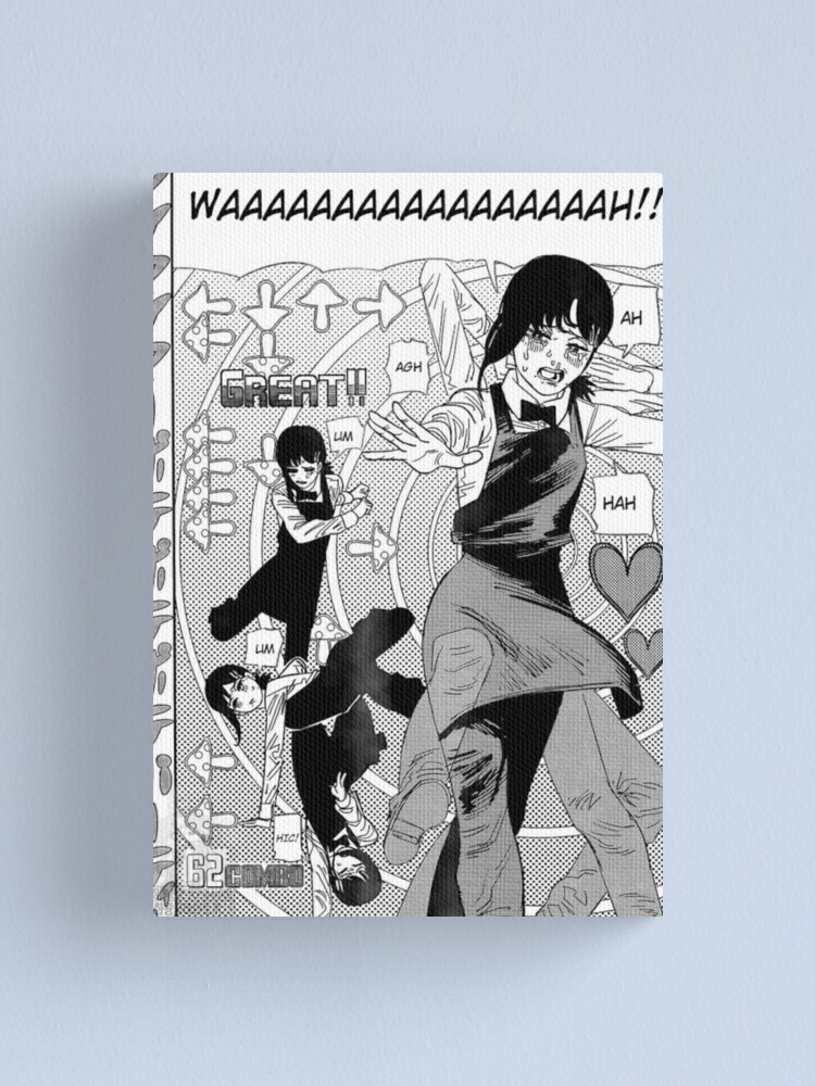 "Chainsaw Man Kobeni Dancing Crying DDR" Canvas Print for Sale by ...