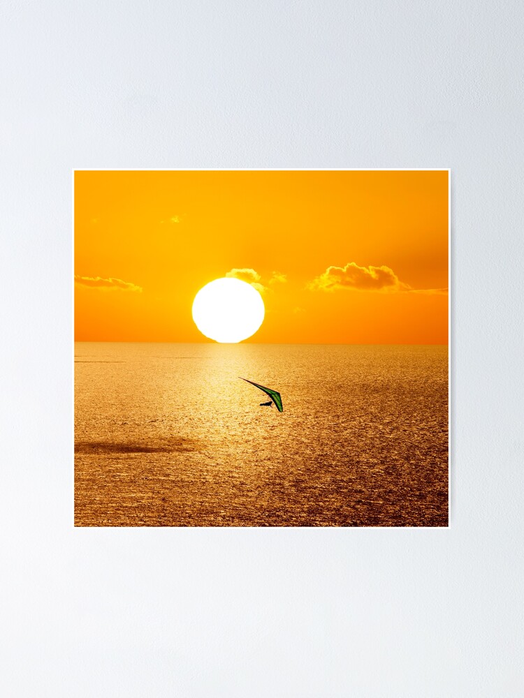 Poster for Sale mit "Über den Pazifik schweben" von Alex Preiss | Redbubble