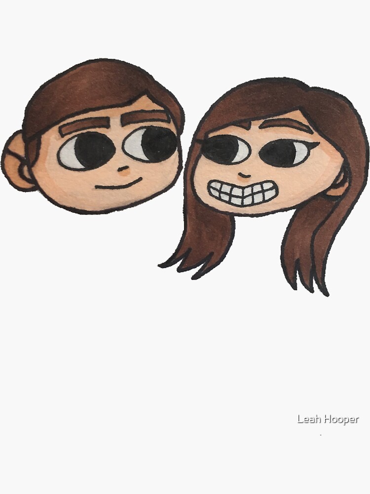 "MatPat and Steph" Sticker for Sale by lkhooper | Redbubble