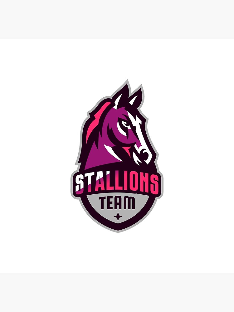 "Stallion team" Poster for Sale by Lyricst | Redbubble