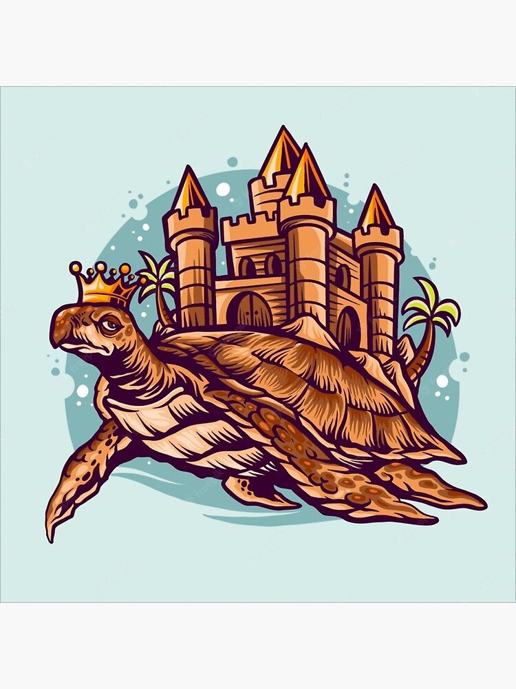 "Turtle Kingdom " Poster for Sale by MonsterDezigns | Redbubble