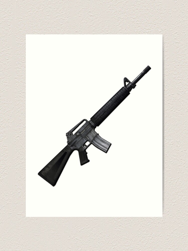 "M16" Art Print by TortillaChief | Redbubble