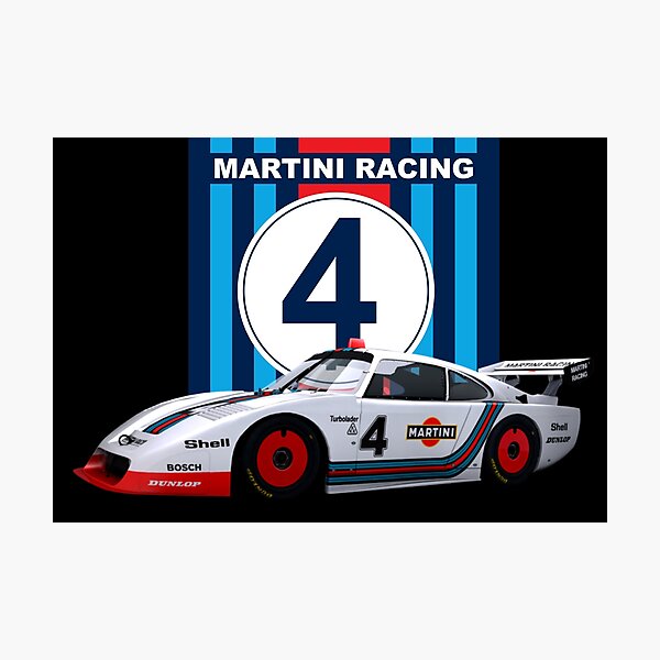 "Martini Racing Car - Logo" Photographic Print for Sale by Desinarmas ...