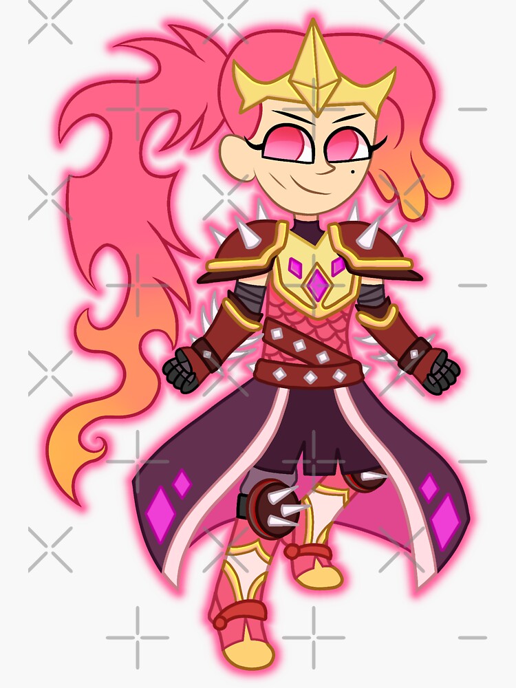 Sasha Waybright Calamity Form Amphibia Sticker For Sale By Tensoserensei Redbubble