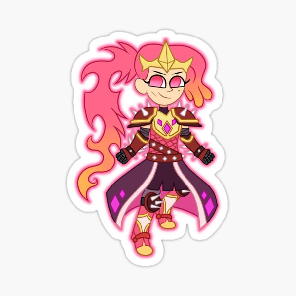 "Sasha Waybright Calamity form (Amphibia)" Sticker for Sale by Tensoserensei | Redbubble