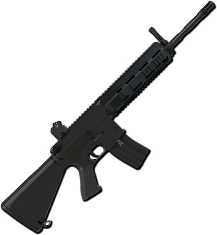 "M416" Stickers by TortillaChief | Redbubble