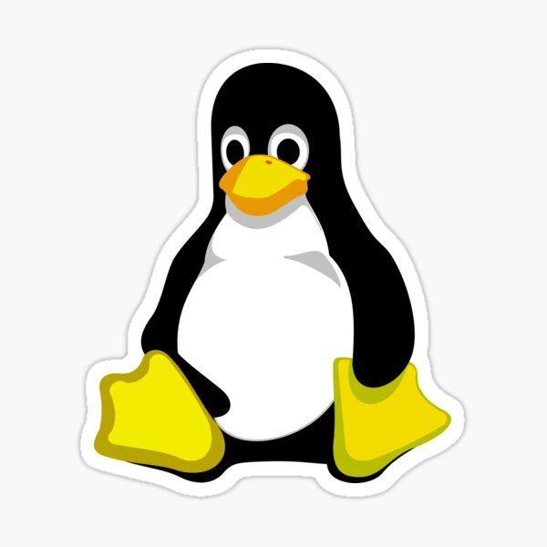 "Linux Penguin Logo" Sticker for Sale by webdevlife | Redbubble