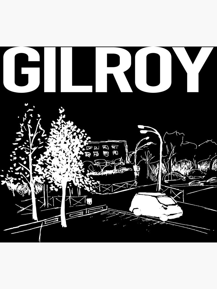 "Street Sketch Gilroy" Poster for Sale by Maxxamus | Redbubble