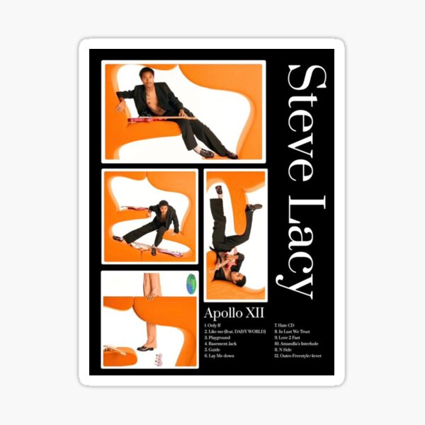 "Steve Lacy - Apollo XXI" Sticker for Sale by nelliganeuge | Redbubble
