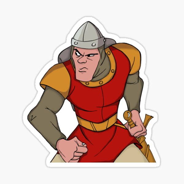 "Dirk the Daring " Sticker for Sale by JonesDama | Redbubble