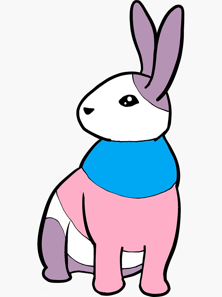 "BG - Rabbit" Sticker for Sale by kalucard | Redbubble