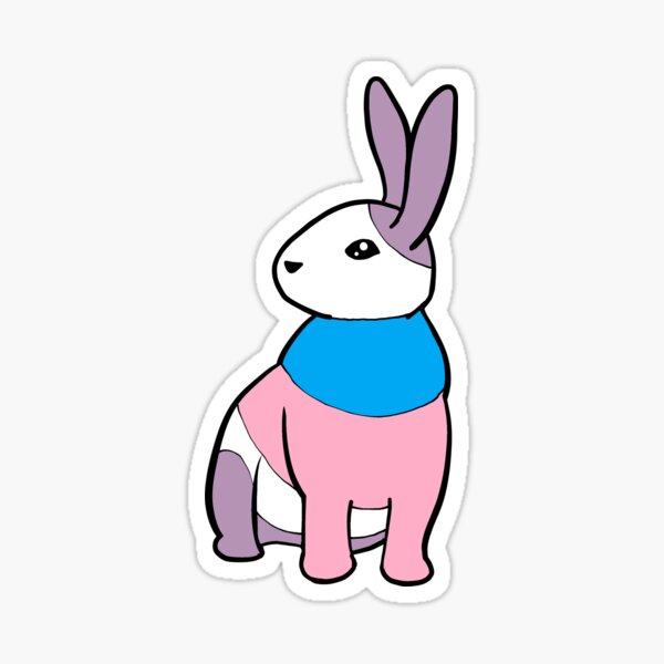 "BG - Rabbit" Sticker for Sale by kalucard | Redbubble