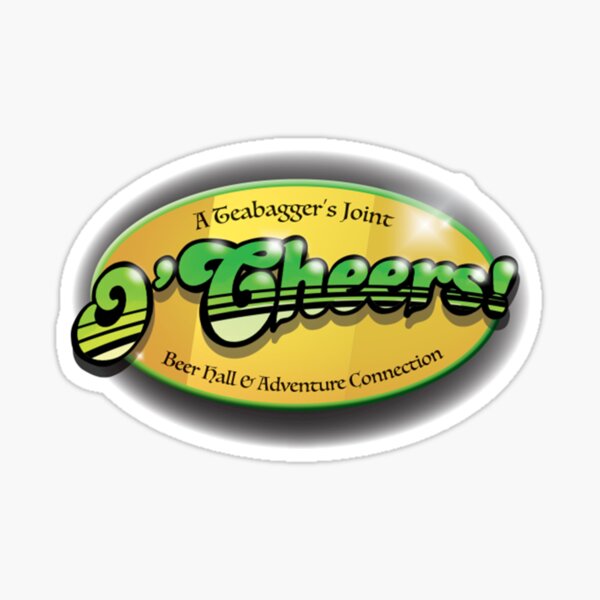 "O'Cheers Bar Logo" Sticker for Sale by JonesDama | Redbubble