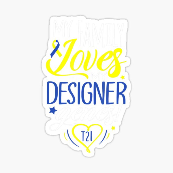 Pegatina «Familia T21 Día Mundial de Concientización sobre el Síndrome ...