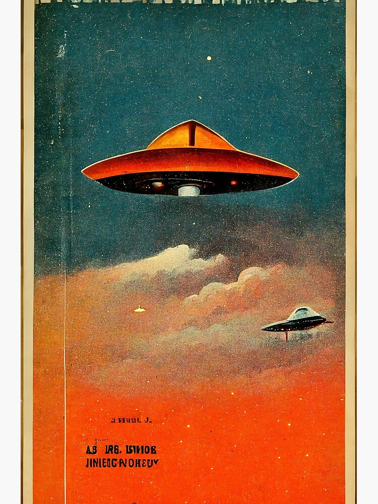 "UFO book cover #1 " Poster for Sale by Quainphoto | Redbubble