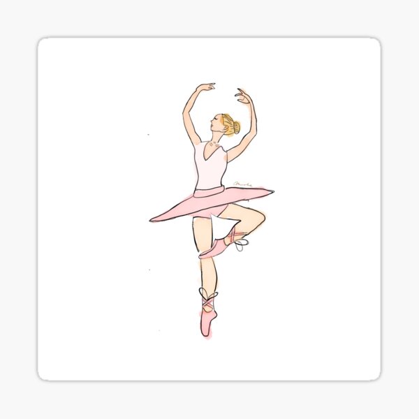 "Ballerina" Sticker for Sale by Nicolejackson1 | Redbubble