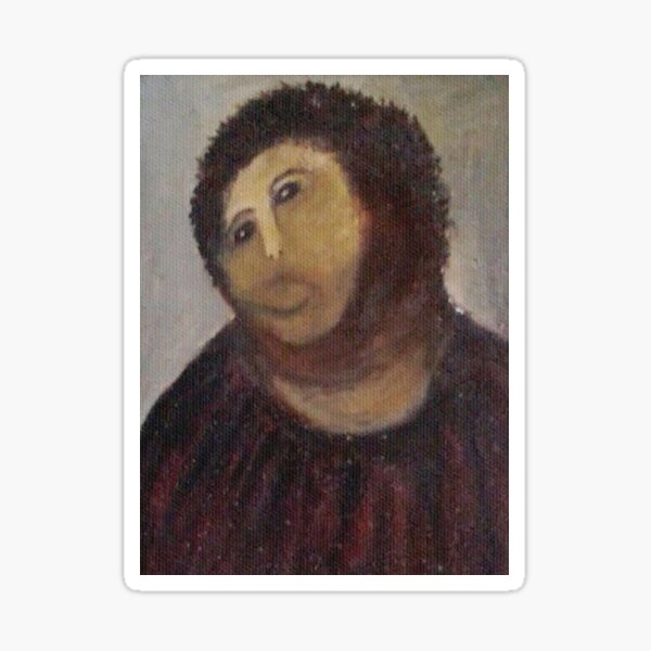 "Monkey Christ Monkey Jesus" Sticker for Sale by youngguzman | Redbubble